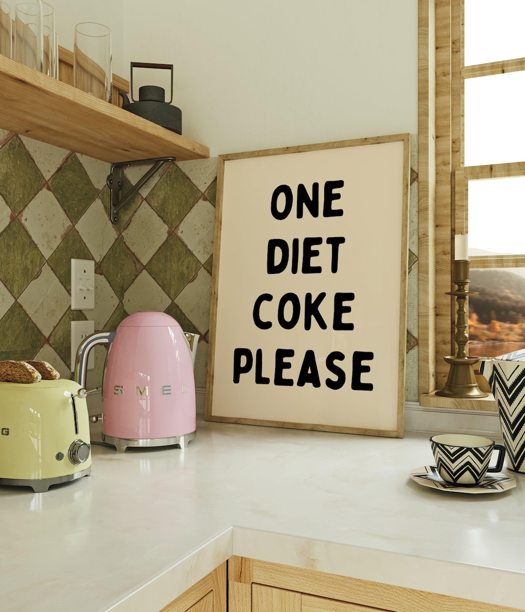 One Diet Coke Please Poster | Funny Soda Print | Coke Prints | Drink ...