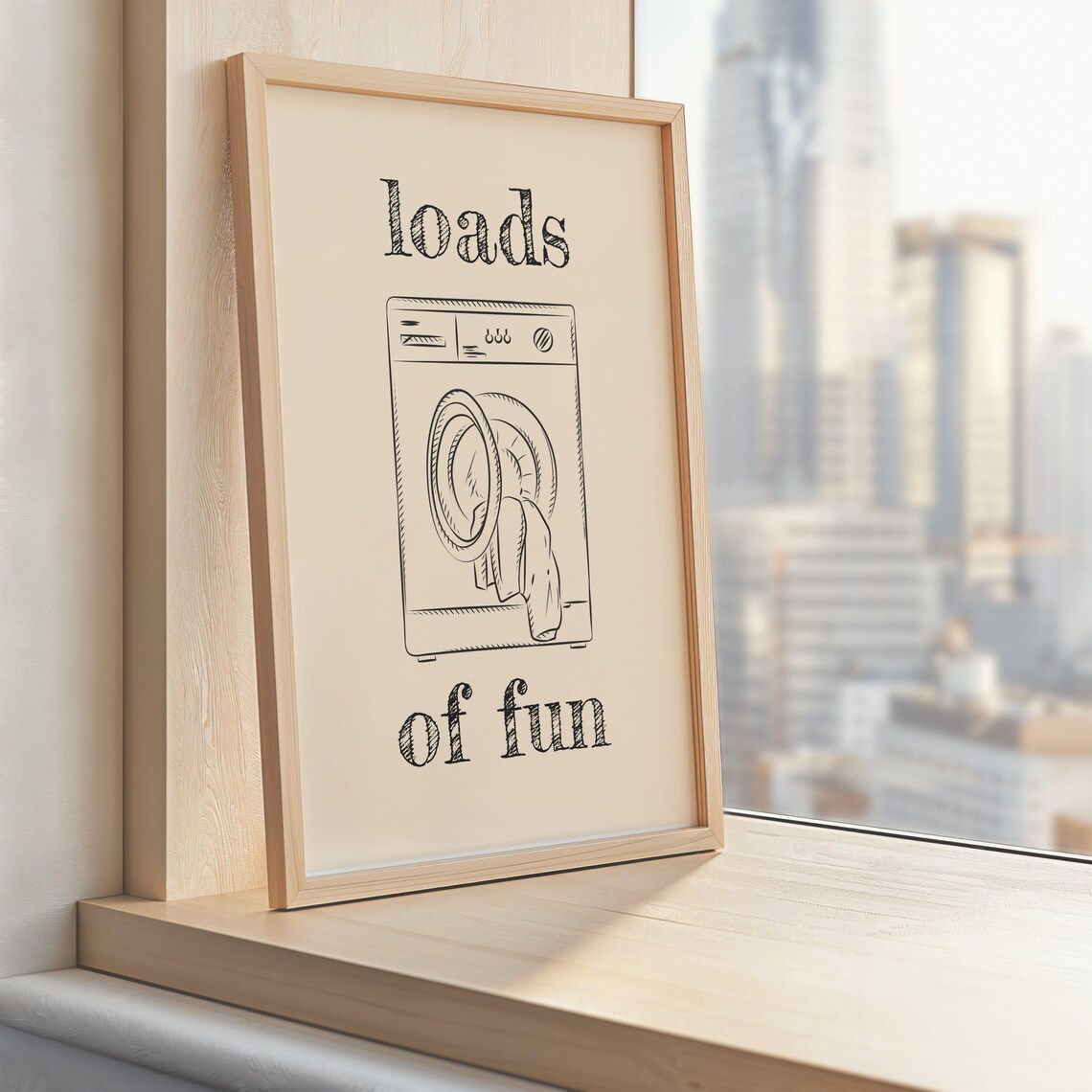 Loads of Fun Print | Funny Laundry Room Poster | Funny Utility Room ...