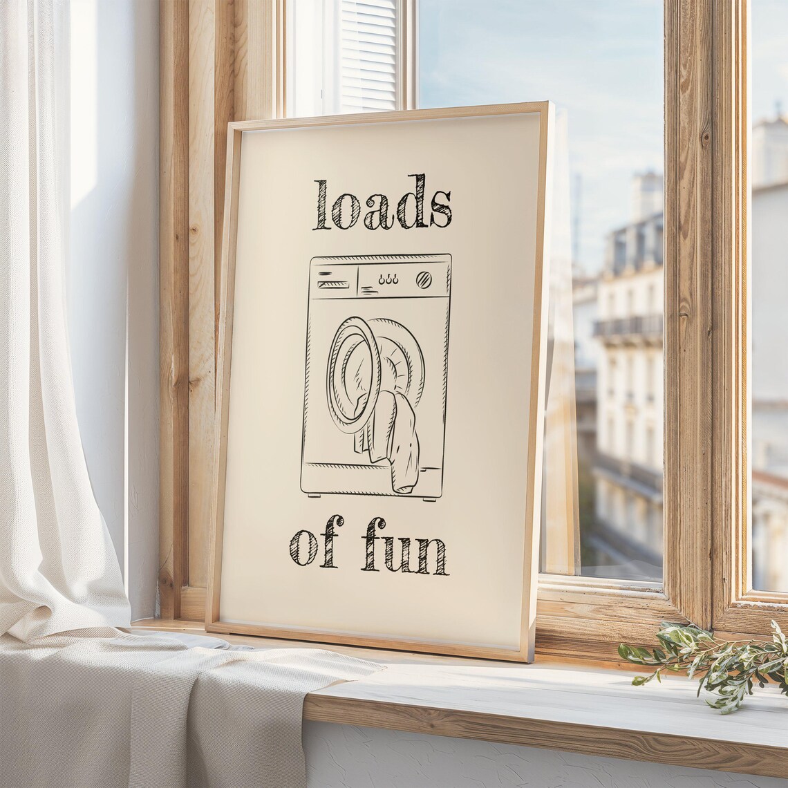 Loads of Fun Print | Funny Laundry Room Poster | Funny Utility Room ...