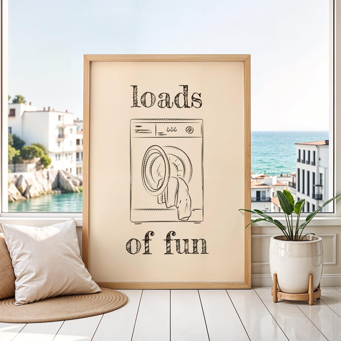 Loads of Fun Print | Funny Laundry Room Poster | Funny Utility Room ...