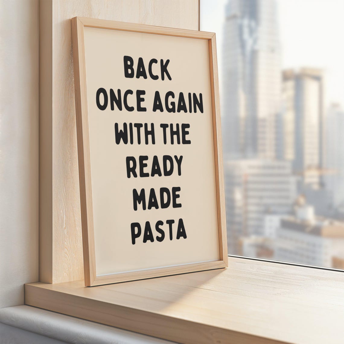 Back Once Again With the Ready Made Pasta Wall Art | Funny Kitchen ...