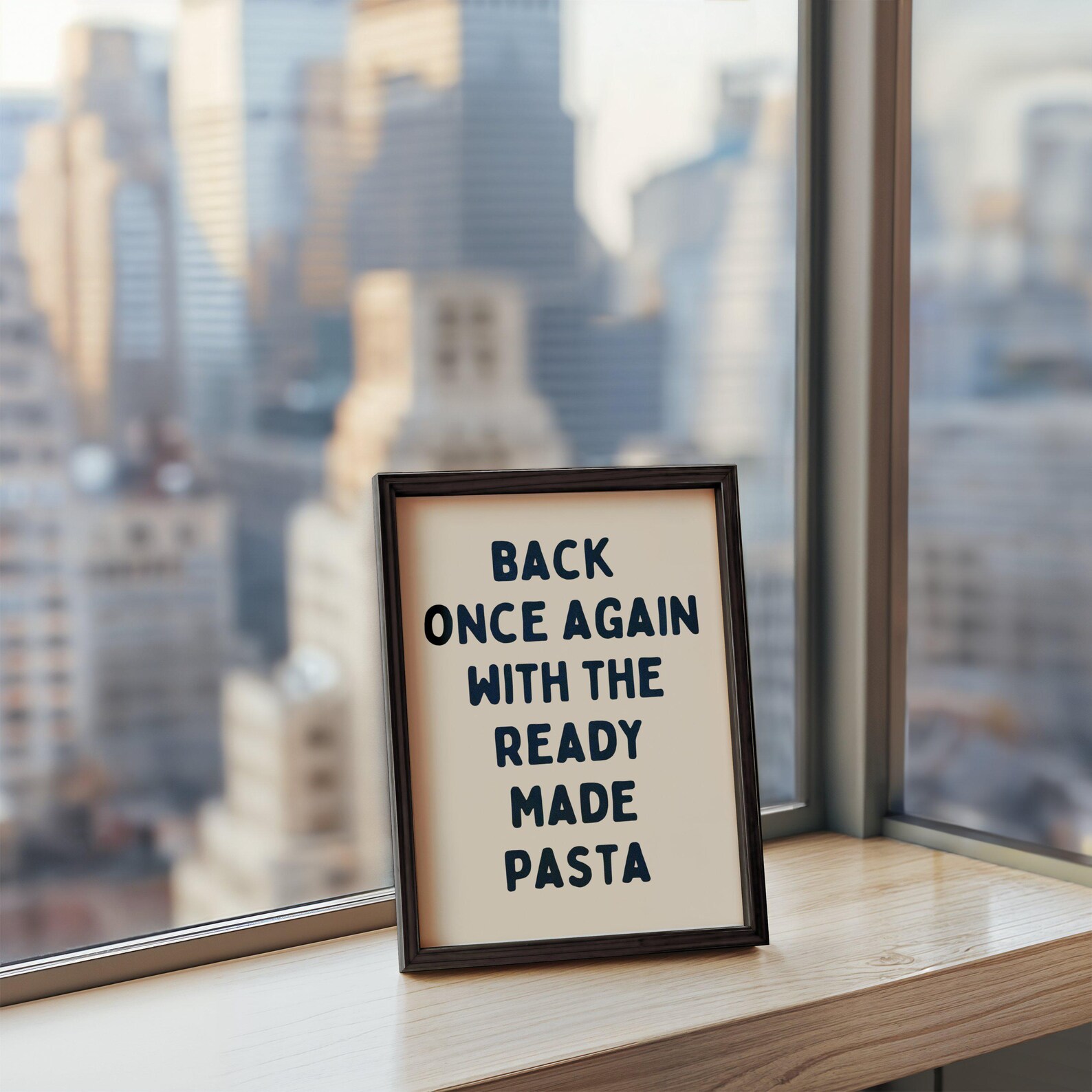 Back Once Again With the Ready Made Pasta Wall Art | Funny Kitchen ...
