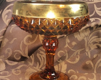 Amber candy dish | Etsy