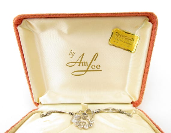 AmLee Vintage/Antique Sterling Silver Filigree Jewelr… - Gem