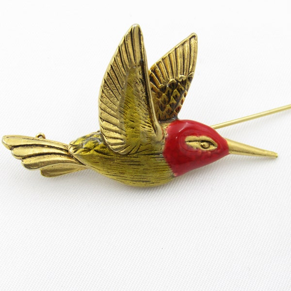 Humming Bird Pin - Etsy