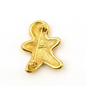 Monet Gingerbread Man Pin - Etsy