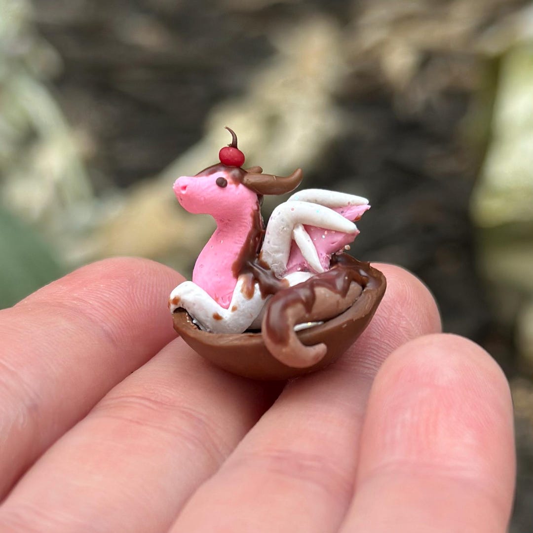 Mini Ice Cream Dragon - Etsy