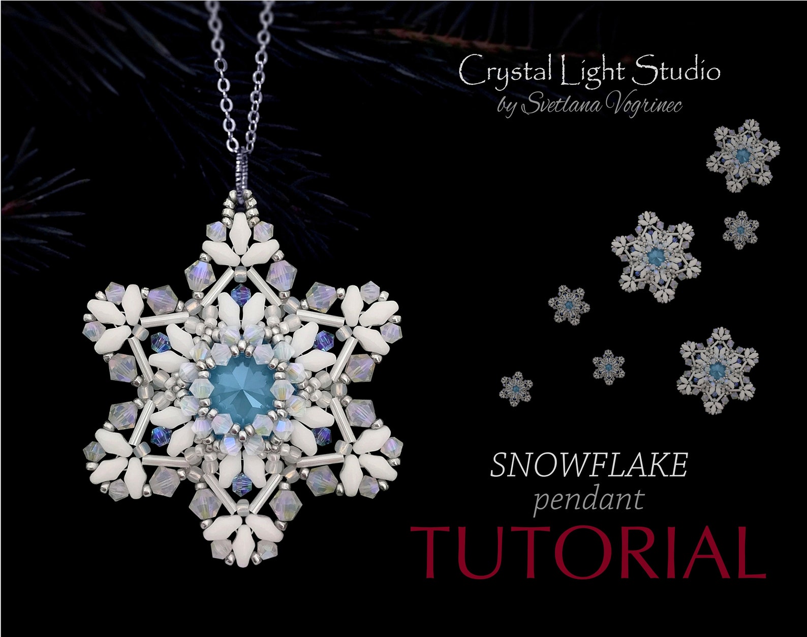 Christmas Snowflake Beading Pattern Holiday Tree Toy Ornament - Etsy