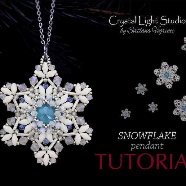 Beaded Snowflake Tutorial - Etsy