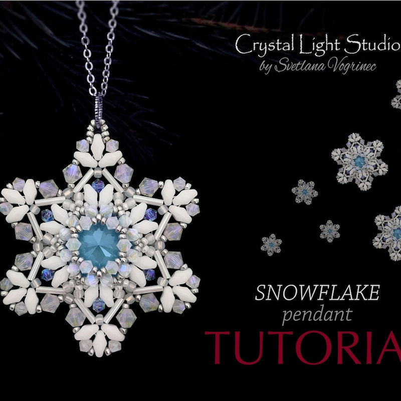 Beaded Snowflake Tutorial - Etsy