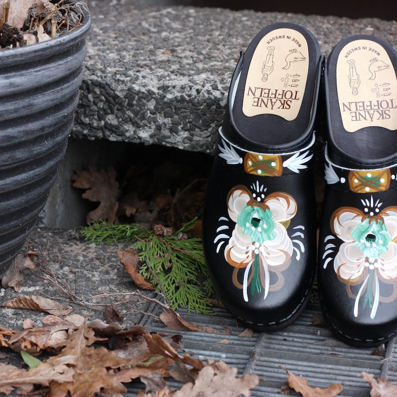 Hand Painted Clogs - Etsy