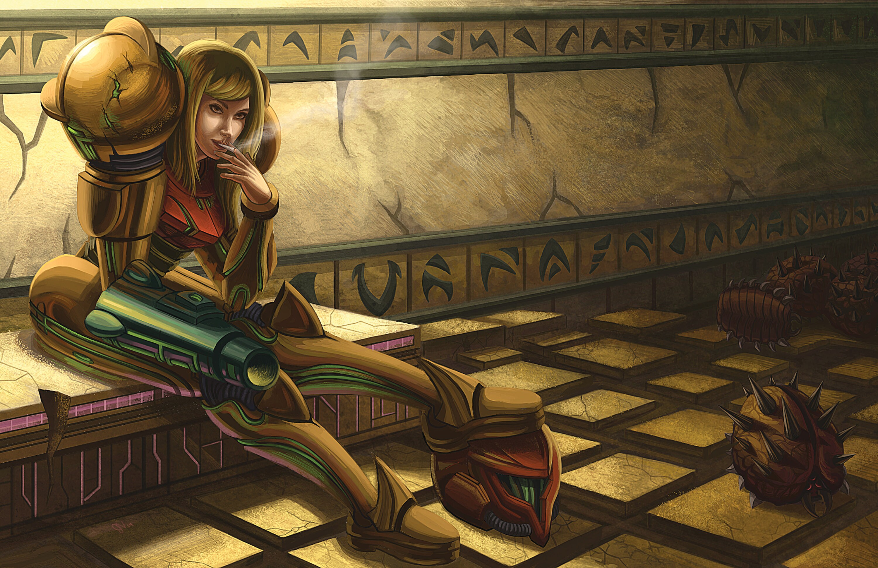 Samus Aran Metroid Print, Samus Print, Gamer Gift, Samus Aran, Nintendo ...