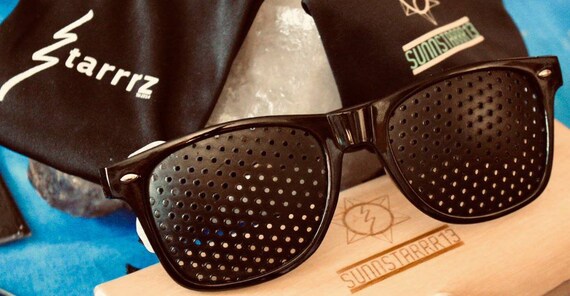 Black Starrrz Aligned Eye Exercise Glasses - Etsy