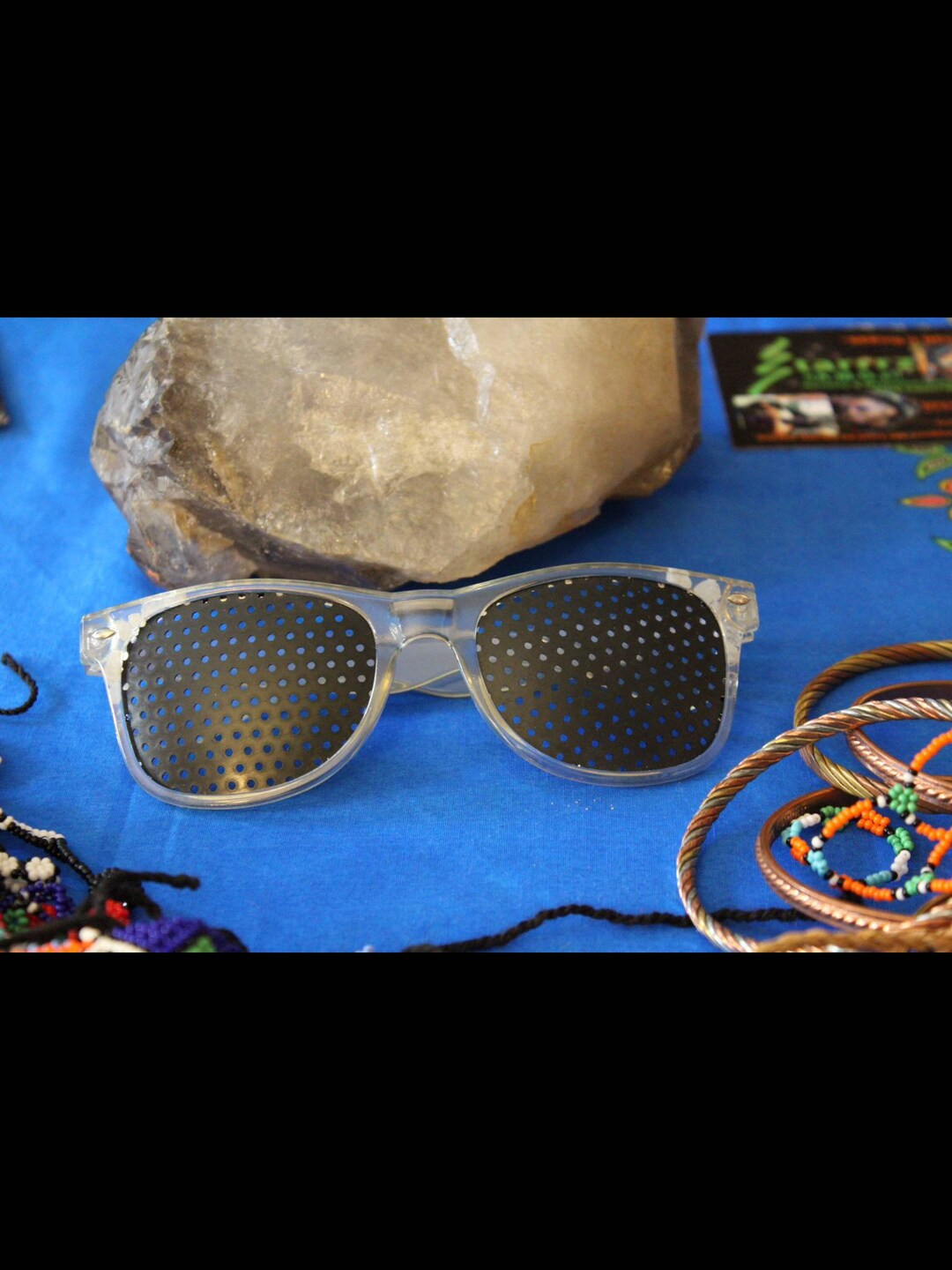 Clear Starrrz Aligned Pinhole Eye Exercise Glasses - Etsy