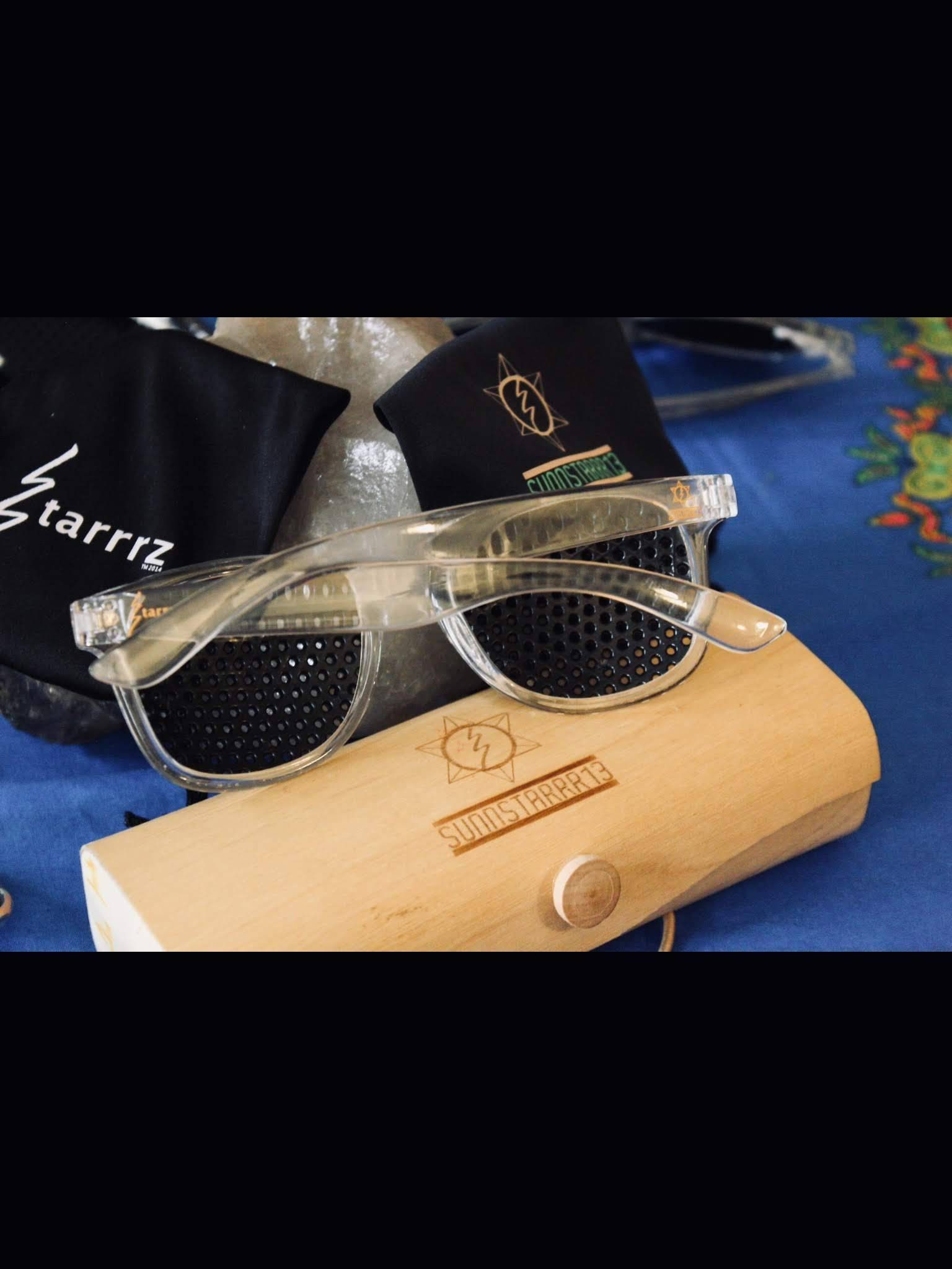 Clear Starrrz Pinhole Eye Exercise Glasses - Etsy