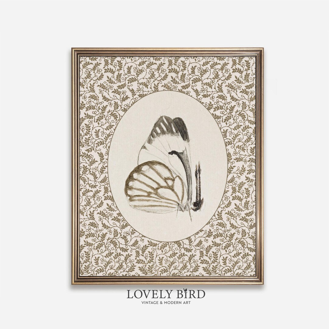 PRINTABLE Butterfly Nursery Wall Art, Girls Room Decor Over the Bed ...