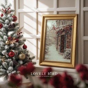 Christmas Winter Wall Art Bundle 100+ Prints, Farmhouse Holiday Decor ...