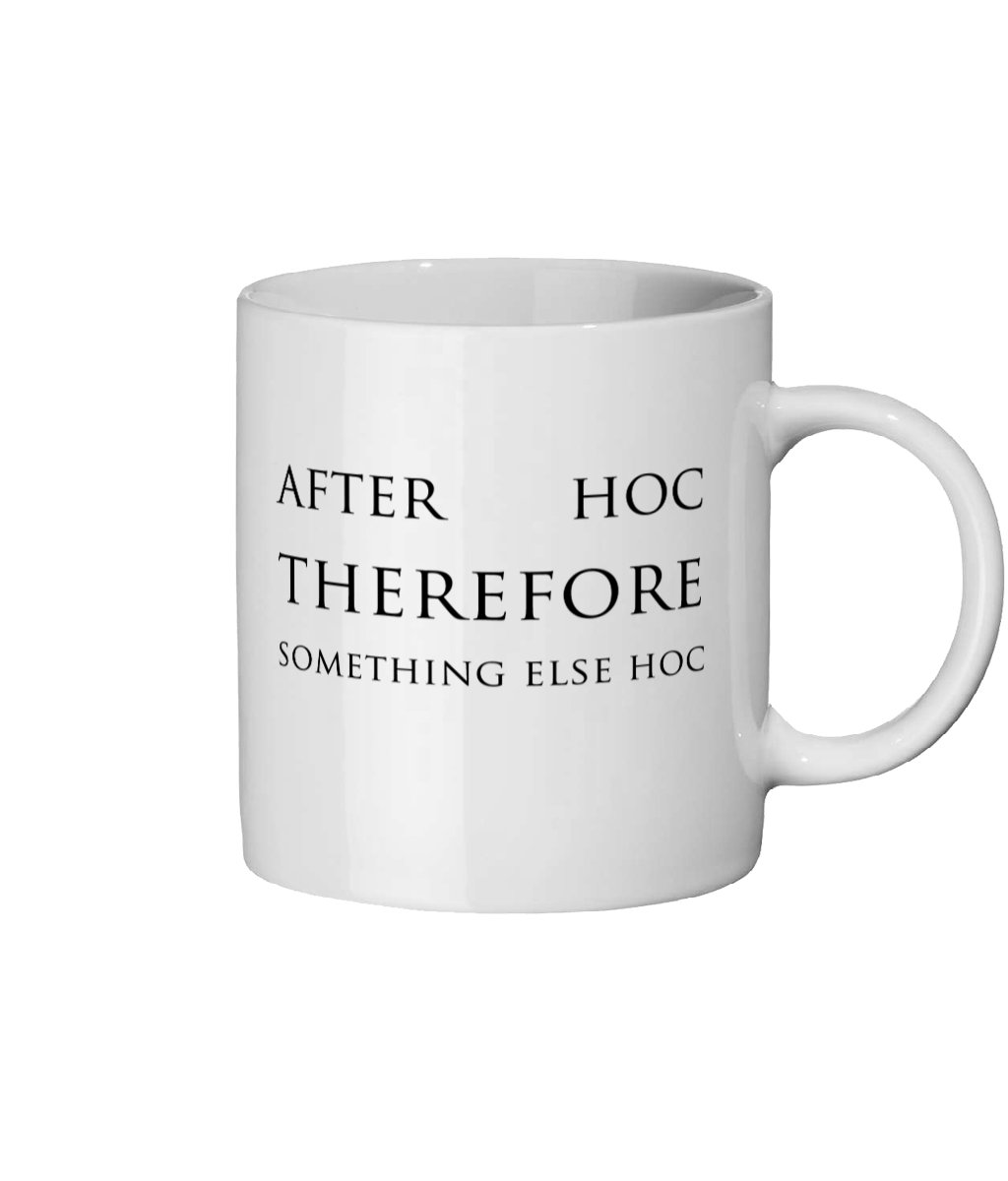 The West Wing Quote Mug Post Hoc Ergo Propter Hoc Latin Quote - Etsy