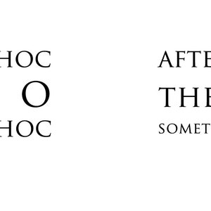 The West Wing Quote Mug Post Hoc Ergo Propter Hoc Latin Quote - Etsy