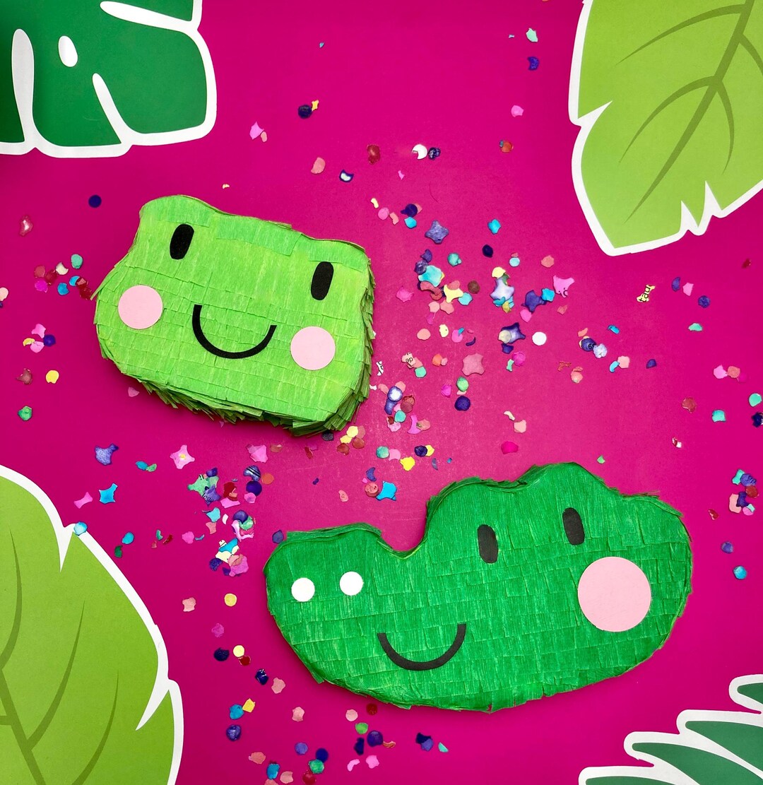 Cocodrile & Frog Mini Pinatas - Etsy