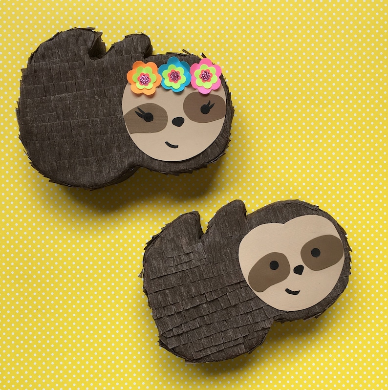 1 Mini Sloth Pinata Baby Sloth Pinata Baby Sloth Mini - Etsy
