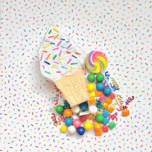 1 Mini Ice Cream Cone Piñataice Cream Cone Banner-ice Cone Decoration ...