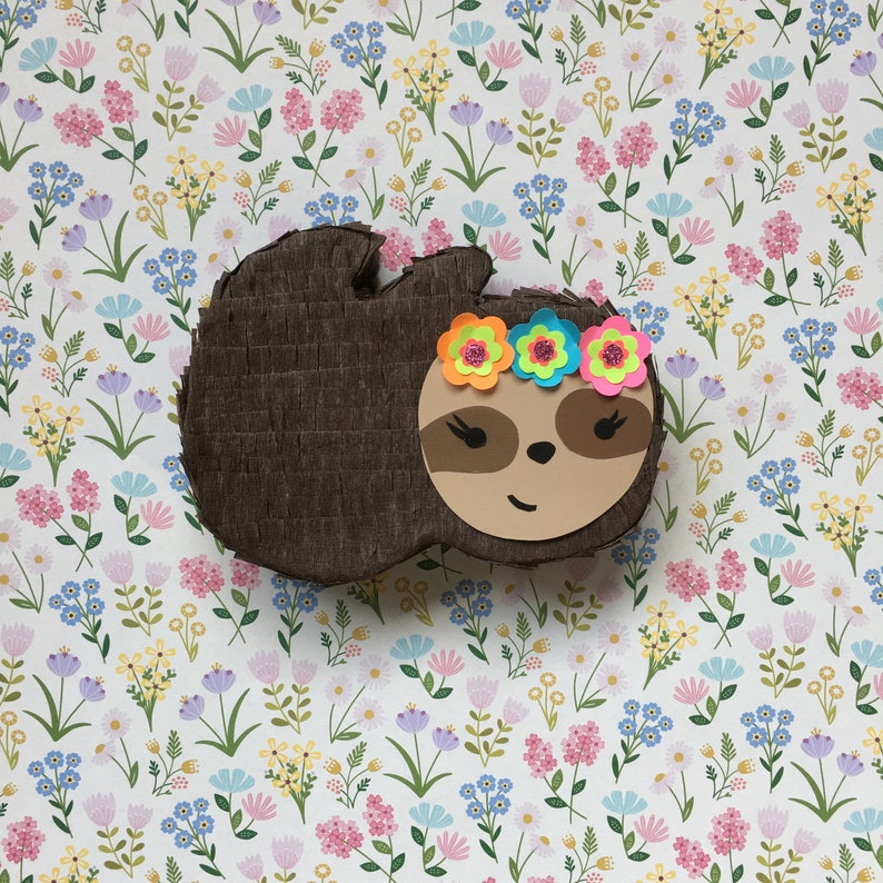1 Mini Sloth Pinata Baby Sloth Pinata Baby Sloth Mini - Etsy