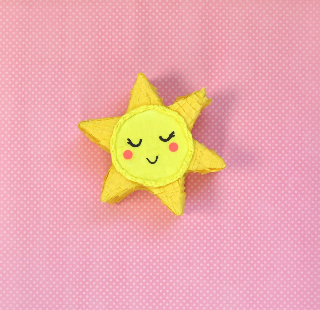 Sun Mini Pinata,sun Pinata,spring Themed Party,sun Party Decoration ...