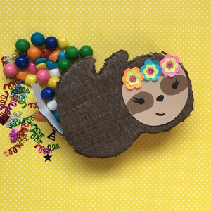 1 Mini Sloth Pinata, Baby Sloth Pinata, Baby Sloth Mini Pinata, Sloth ...