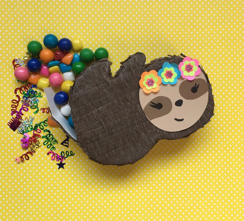 1 Mini Sloth Pinata Baby Sloth Pinata Baby Sloth Mini - Etsy