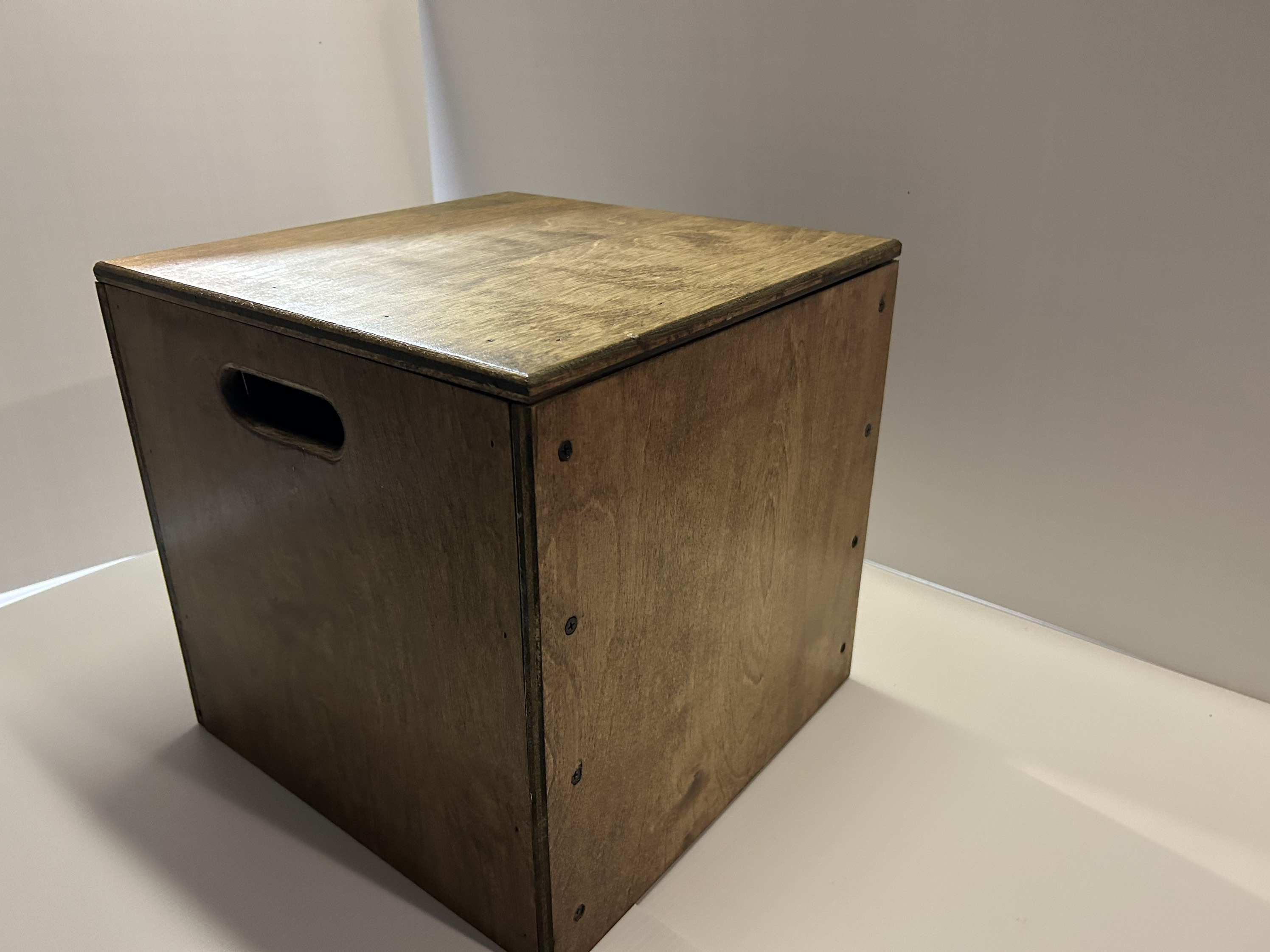 VINYL/RECORD STORAGE Bin Solid Birch Record Storage Bin With Lid ...