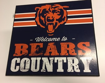 Chicago Bears Welcome Signs - Etsy