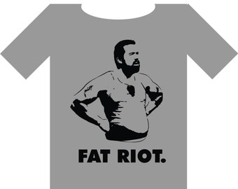 Mac's RIOT T-shirt It's Always Sunny in Philadelphia New Grey T-shirt ...