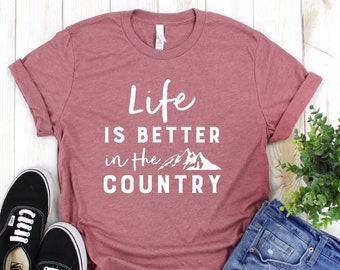 Country Life Shirt | Etsy