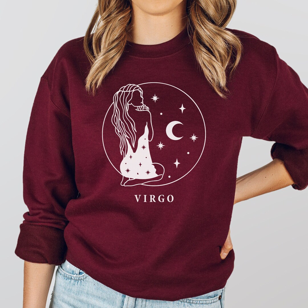 Virgo Sweatshirt / Astrology Virgo Crewneck Sweatshirt / Virgo - Etsy