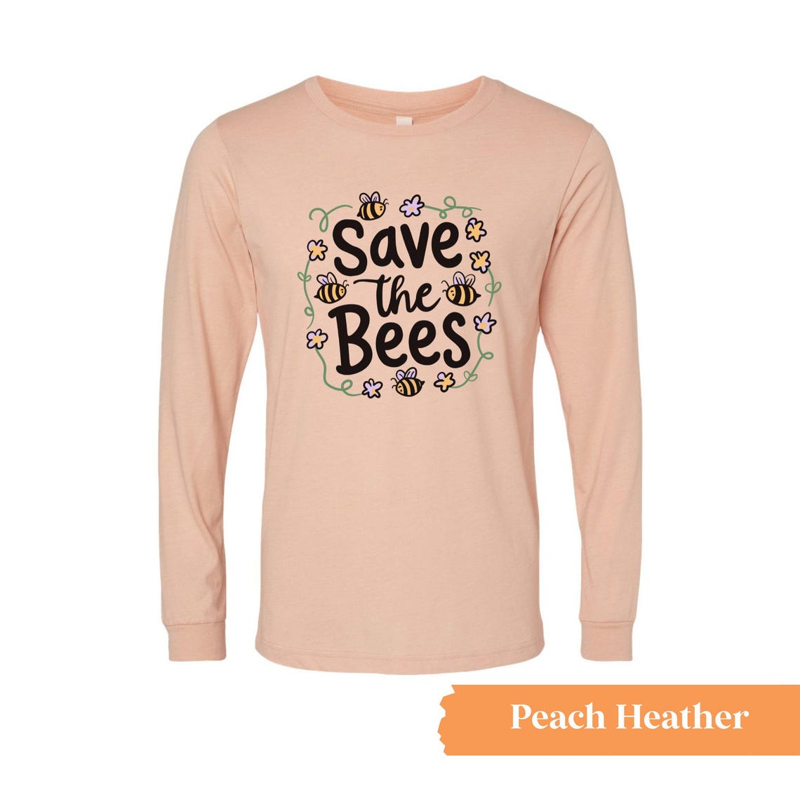 Save the Bees Long Sleeve Shirt - Etsy