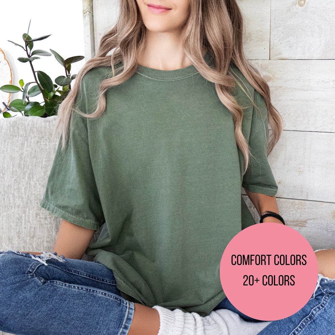 Comfort Colors Shirt®, Blank Comfort Colors® Tshirt, 100% Cotton Shirt ...