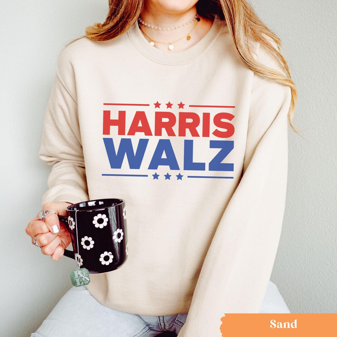 Harris Walz Sweatshirt, Kamala Harris Crewneck, Kamala for President ...