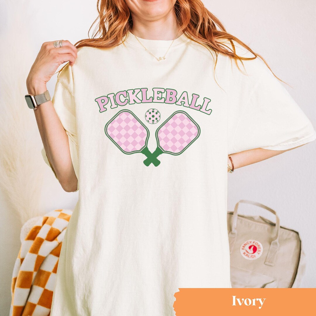 Pickleball Graphic Tee, Pickleball Comfort Colors® Shirt, Women's ...