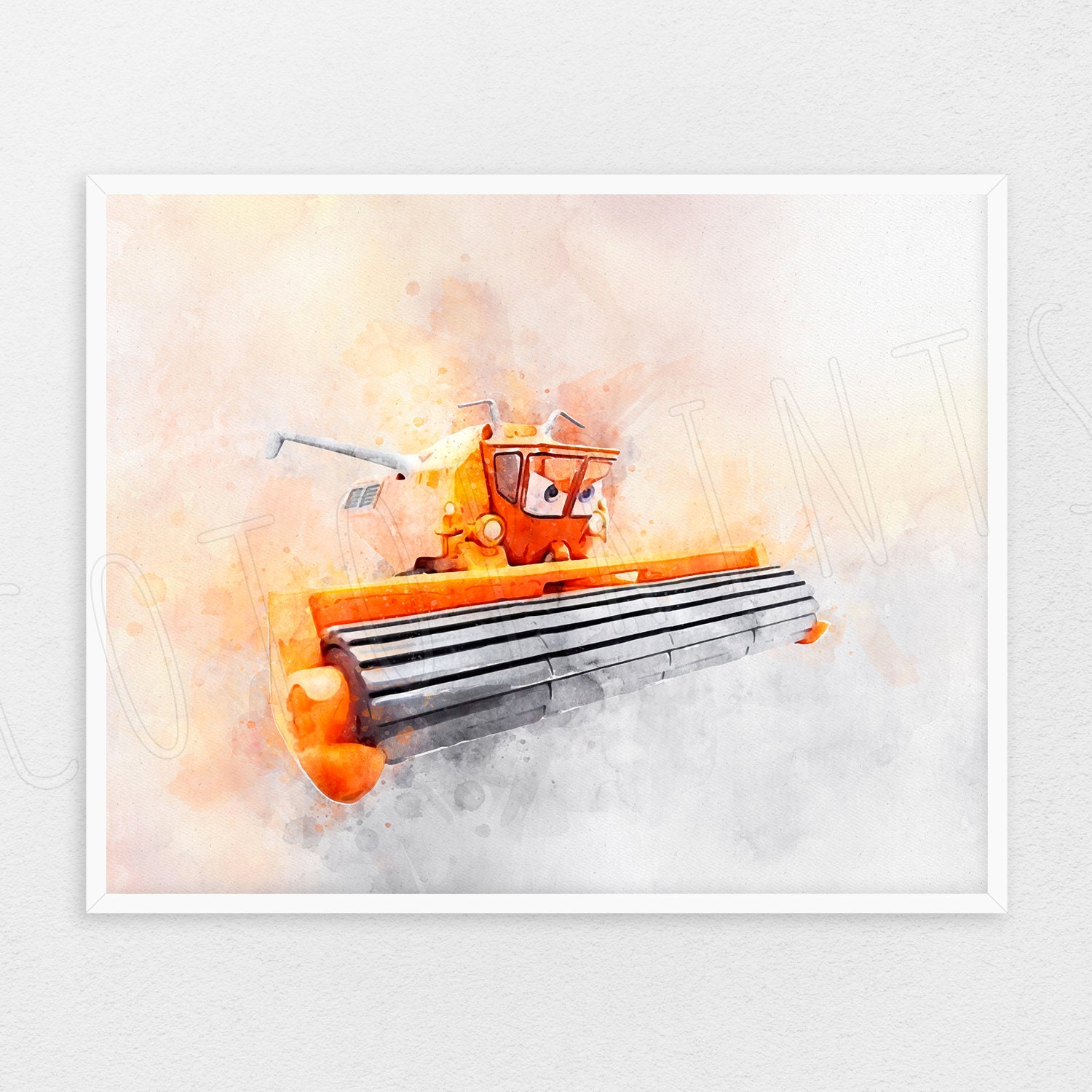 Prints Cars Frank Cars poster Frank print Disney wall decor Kids room ...