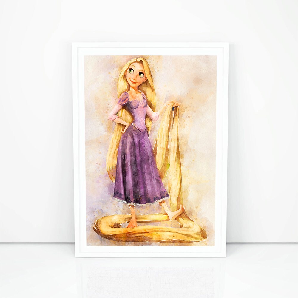 Watercolor Art Tangled
