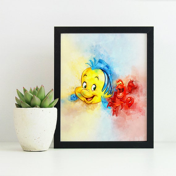 Wall Hangings Prints Home & Living Flounder Print Birthday Gift Dreams ...