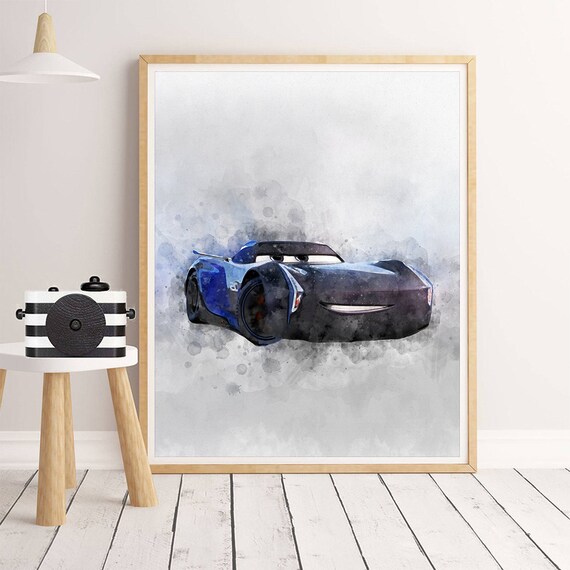 Prints Cars Frank Cars poster Frank print Disney wall decor Kids room ...