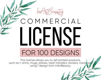 GOLD LICENSE for Commercial Use, No Credit, for One Item or Package ...