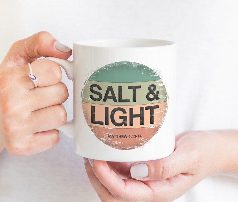 Salt and Light Christian Sublimation Designs Download Salt - Etsy