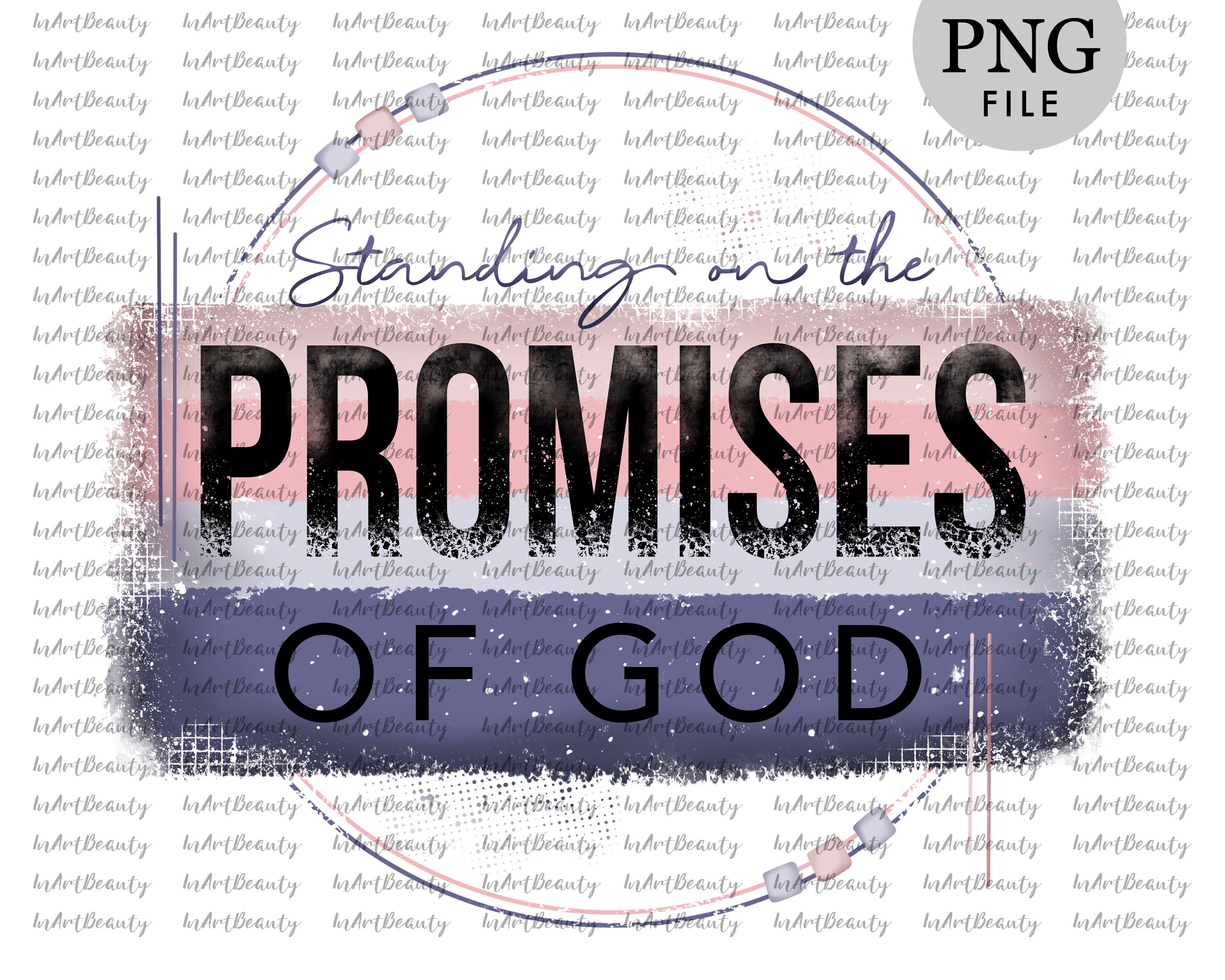 Standing On The Promises Of God Sublimation Download Etsy