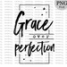 Grace Over Perfection Christian Sublimation Design Christian - Etsy