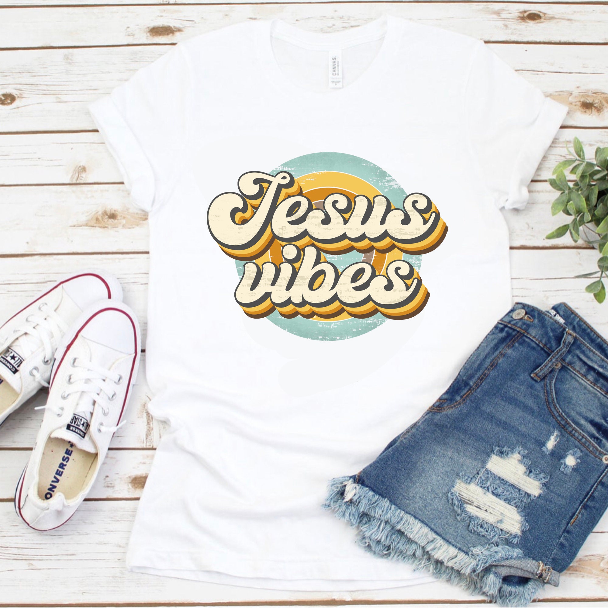 Jesus Vibes Christian Sublimation Designs Downloads Jesus | Etsy