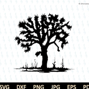 Joshua Tree Svg, Joshua Tree, Tree Svg, Tree, Desert, SVG, Clipart ...