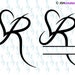 Split Monogram SVG, Letter R Heart, Split Monogram Letter R Svg ...